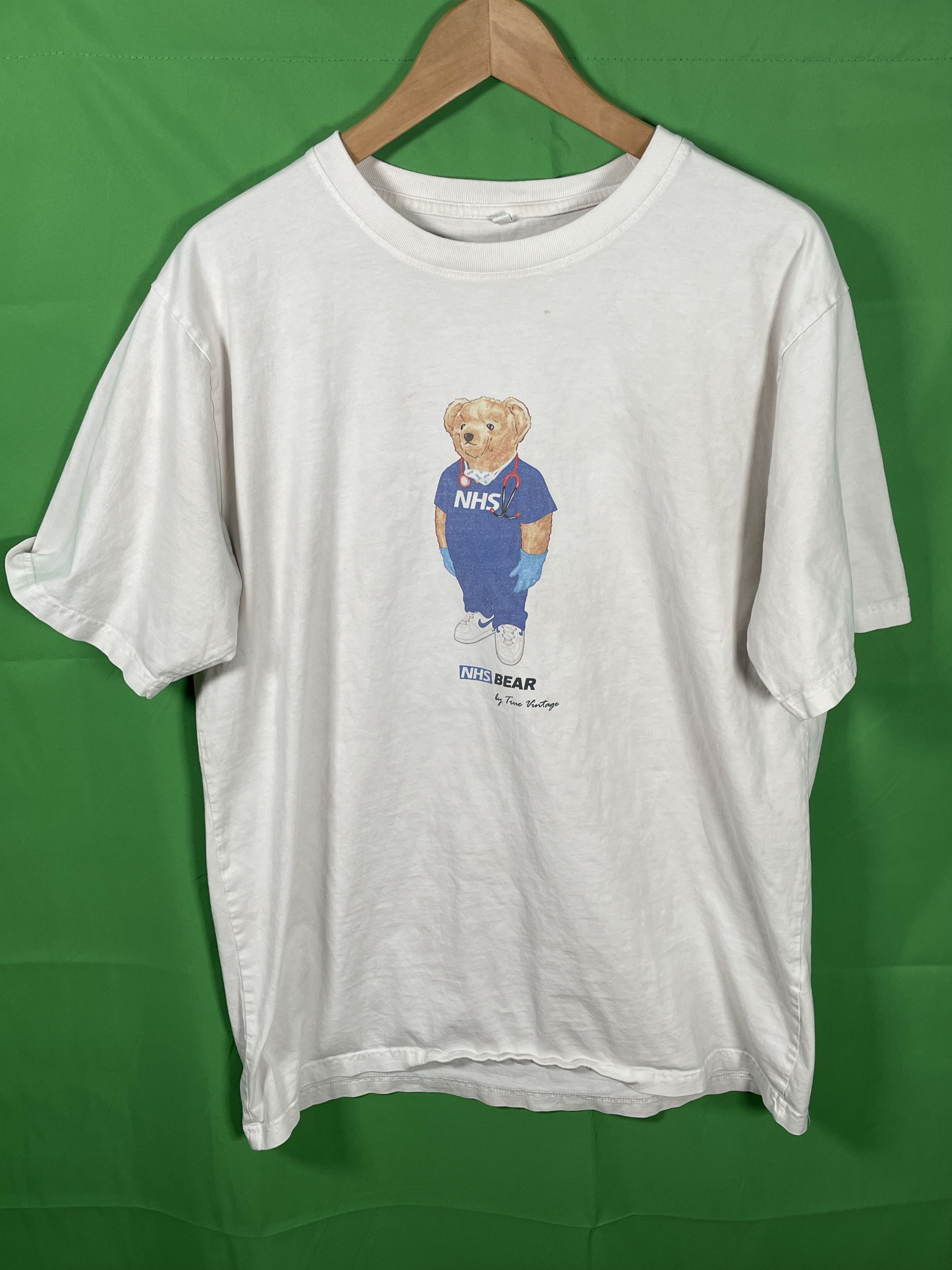 Streetwear × Vintage True Vintage Bootleg Polo NHS Bear | Grailed