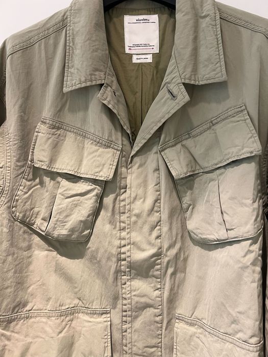 Visvim VISVIM TROPICAL COMBAT JKT LT.GRE | Grailed