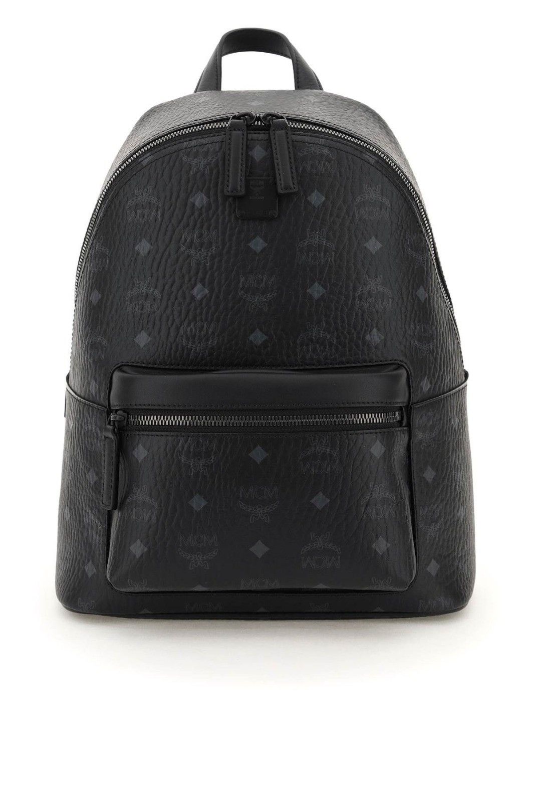 MCM MCM Monogram Backpack in Black | Grailed