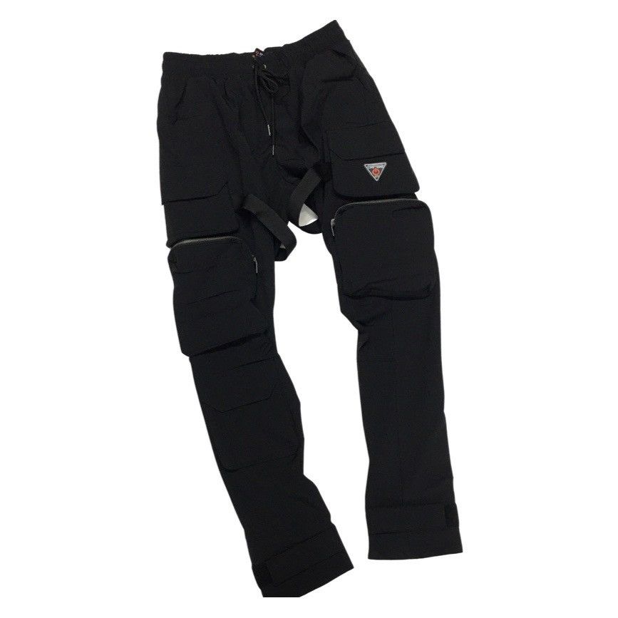 Streetwear × Vintage Large Progressive Life Code Black Tactical Cargo ...