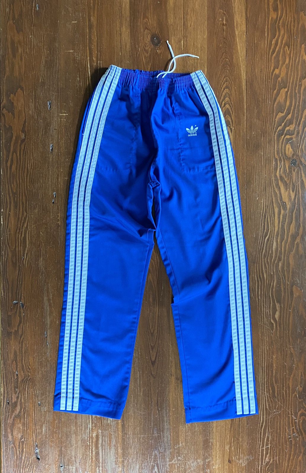 Adidas × Made In Usa × Vintage Vintage 80’s Adidas Trefoil Blue & White ...