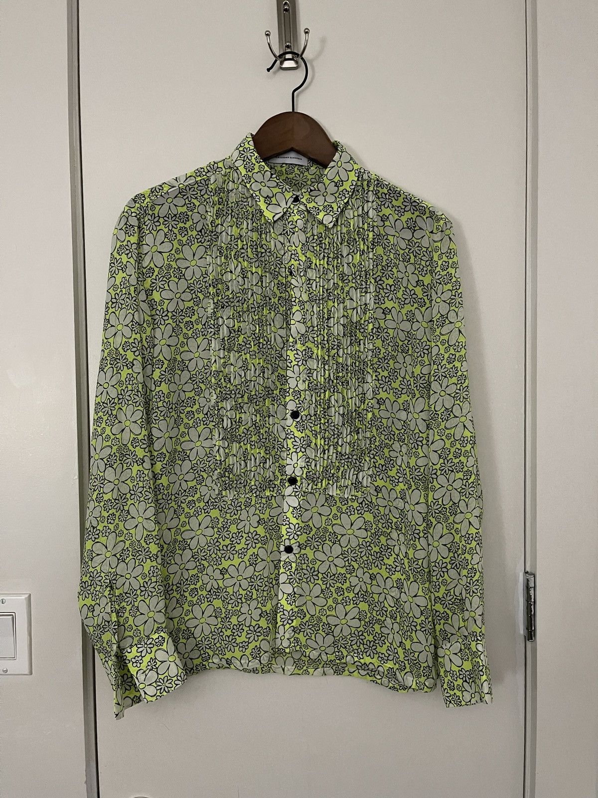 Alexander Digenova Alexander Digoniva floral sheer shirt | Grailed