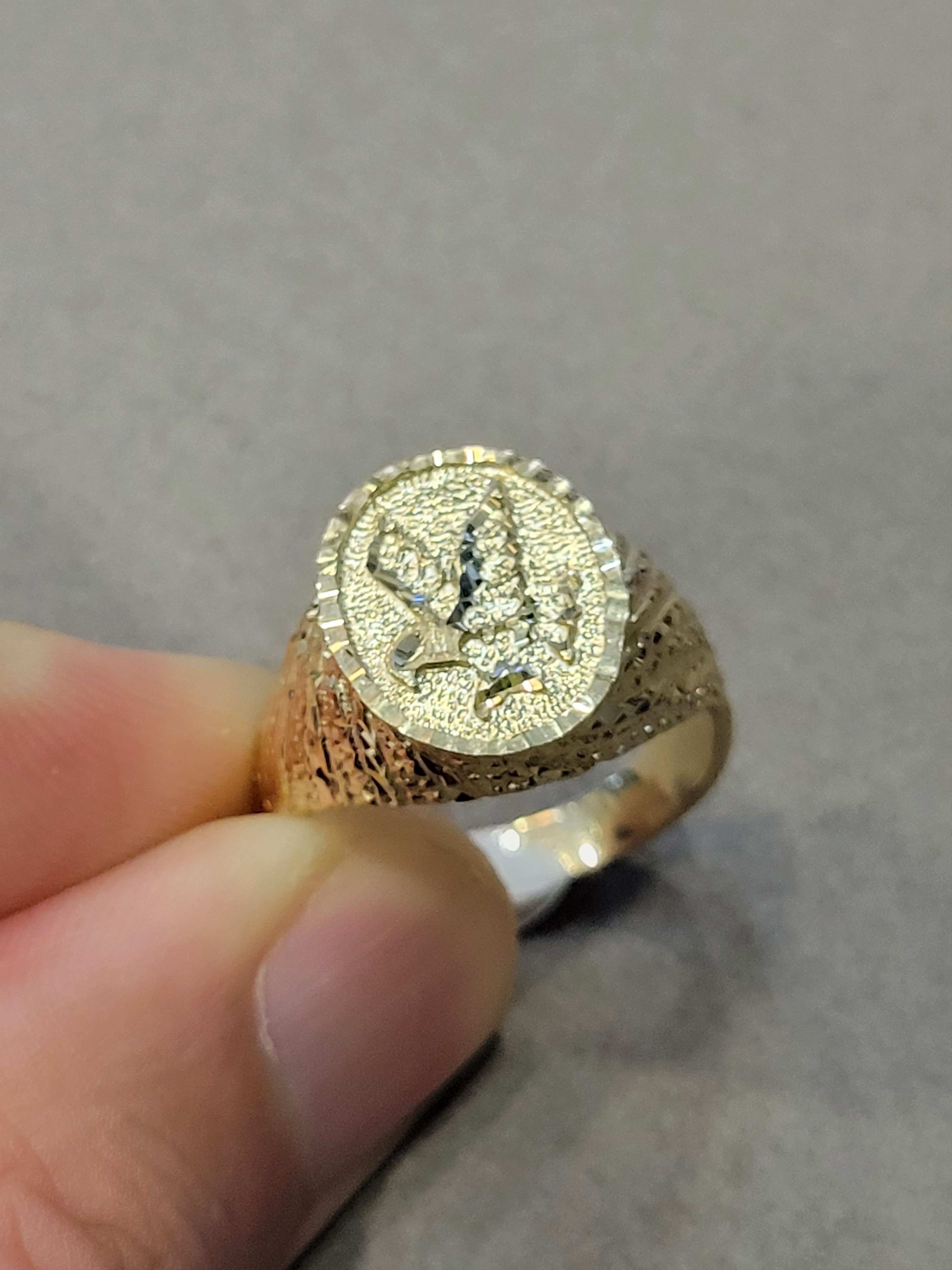 10k Solid Gold 10K Gold Eagle Ring Size 10 Solid Gold | Grailed