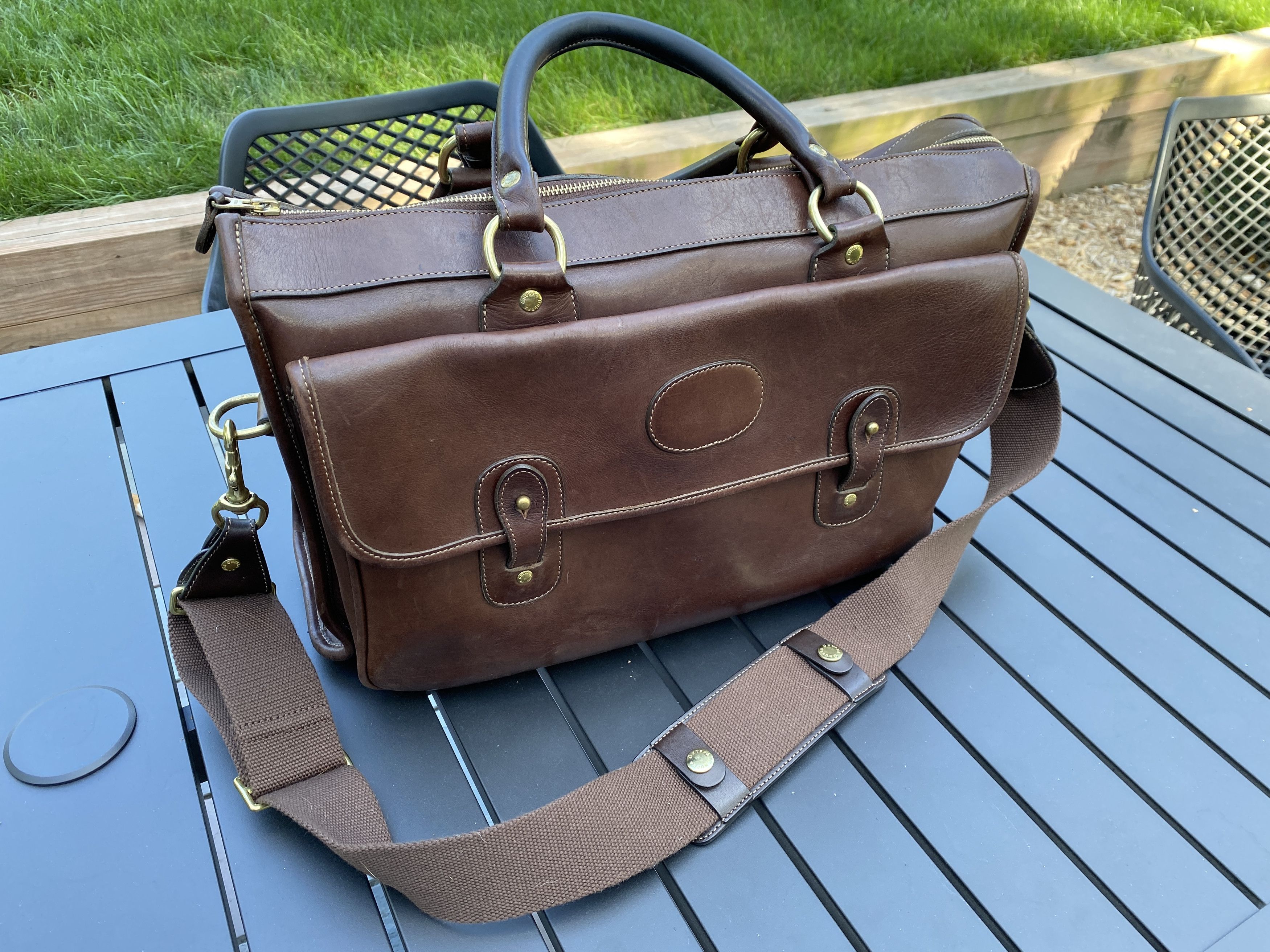 Ghurka GHURKA The Satchel No. 17 Vintage Brown Leather Bag | Grailed