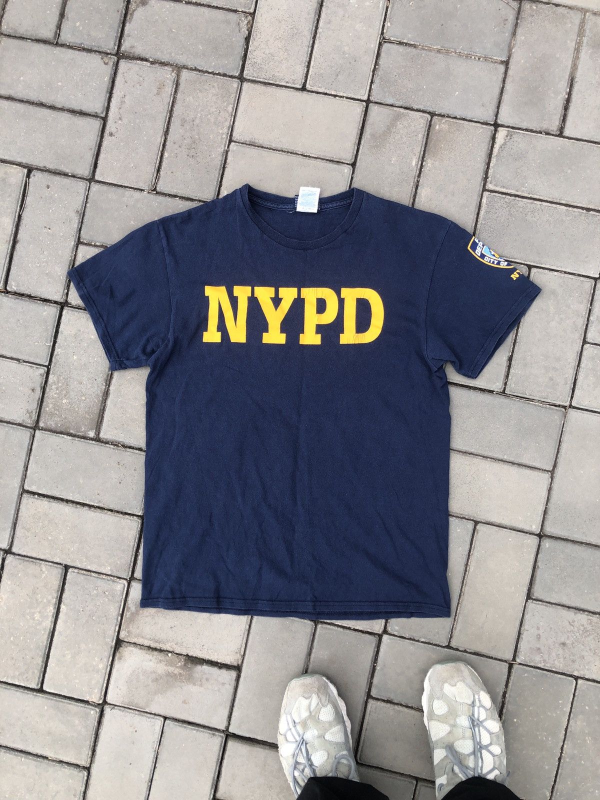 Streetwear × Vintage Vintage NYPD Y2K Police USA Tee 90s Polizei ...