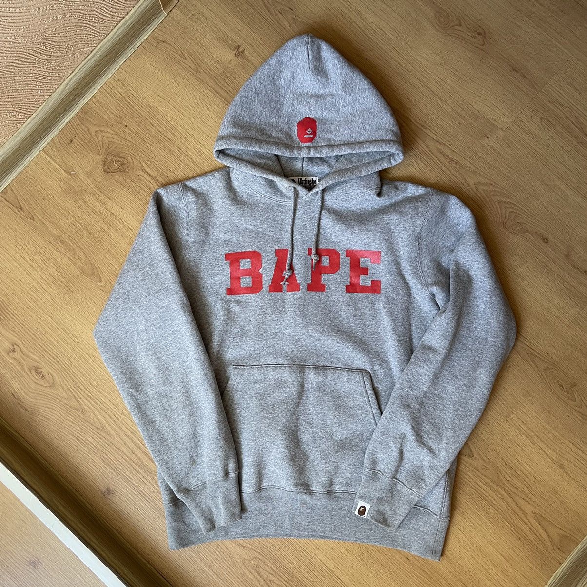 Bape Bape Letter Logo Pullover Hoodie | Grailed