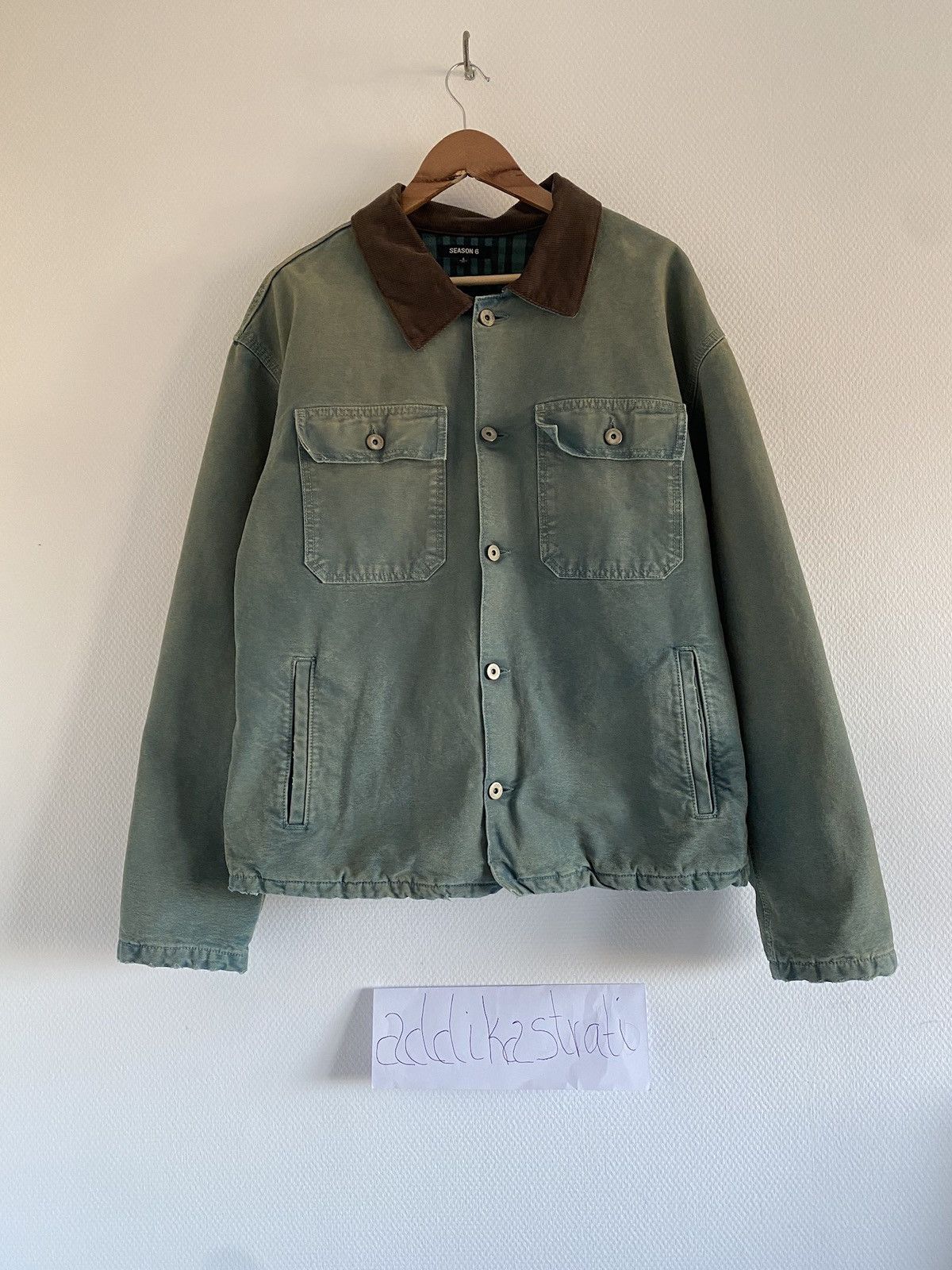 Yeezy Yeezy season 6 glacier work jacket | Grailed