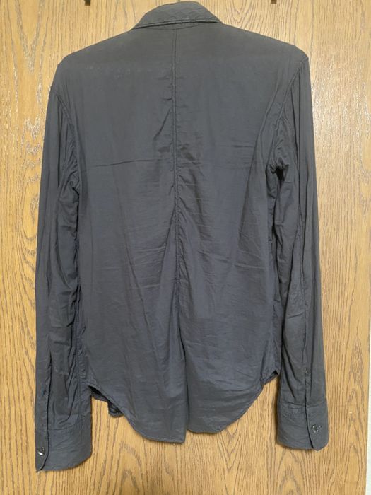 Carol Christian Poell Netted mesh lining button down shirt | Grailed