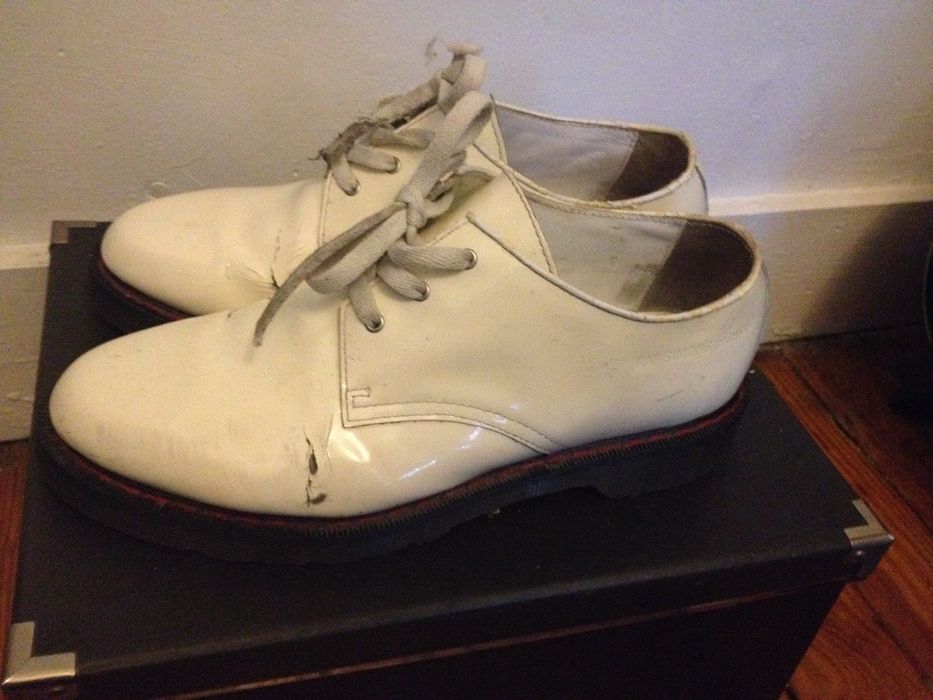 Raf Simons **FINAL DROP** Raf Simons x Doc Martens patent leather derby ...