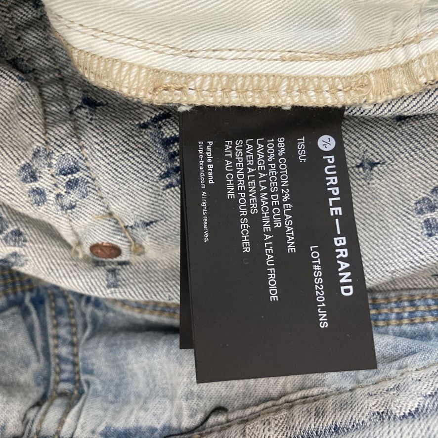 Purple Purple Brand Jeans Light Indigo Jacquard Monogram Jean | Grailed