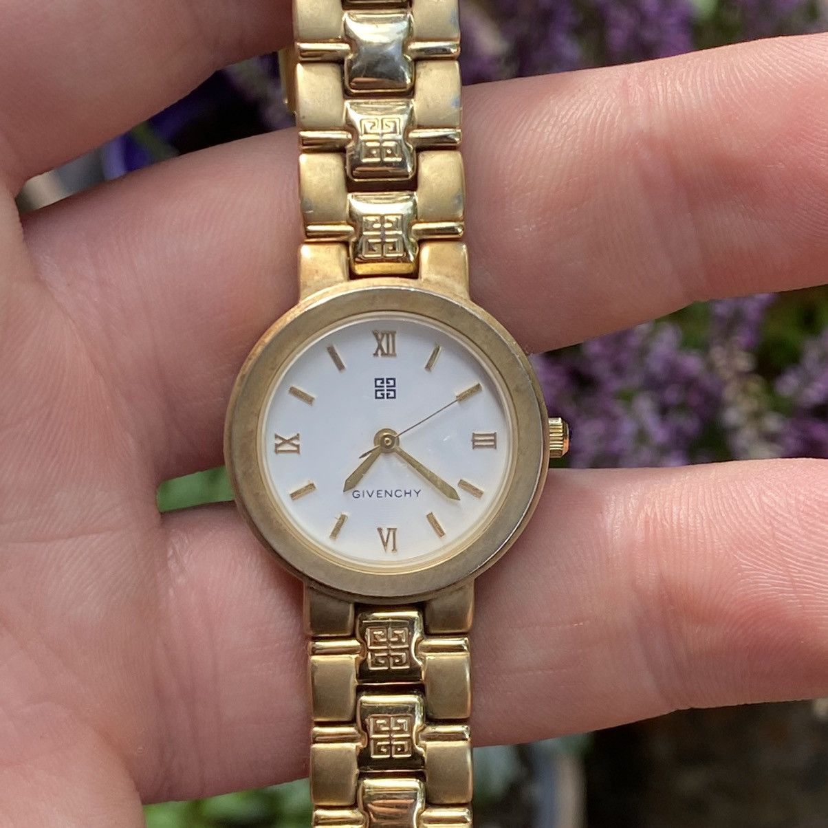 Givenchy Givenchy Authentic Swiss Made Gold Small Watch Fully Working ...