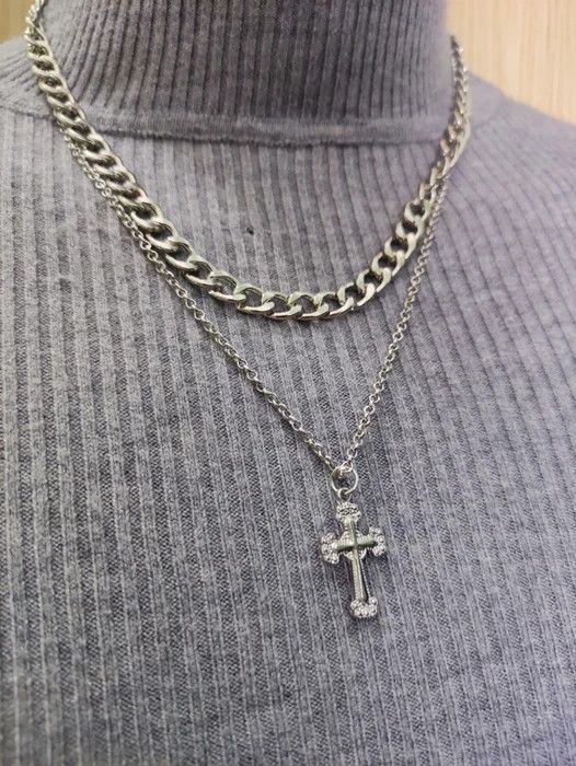 Vintage Cross Streetwear Necklace Chain | Grailed