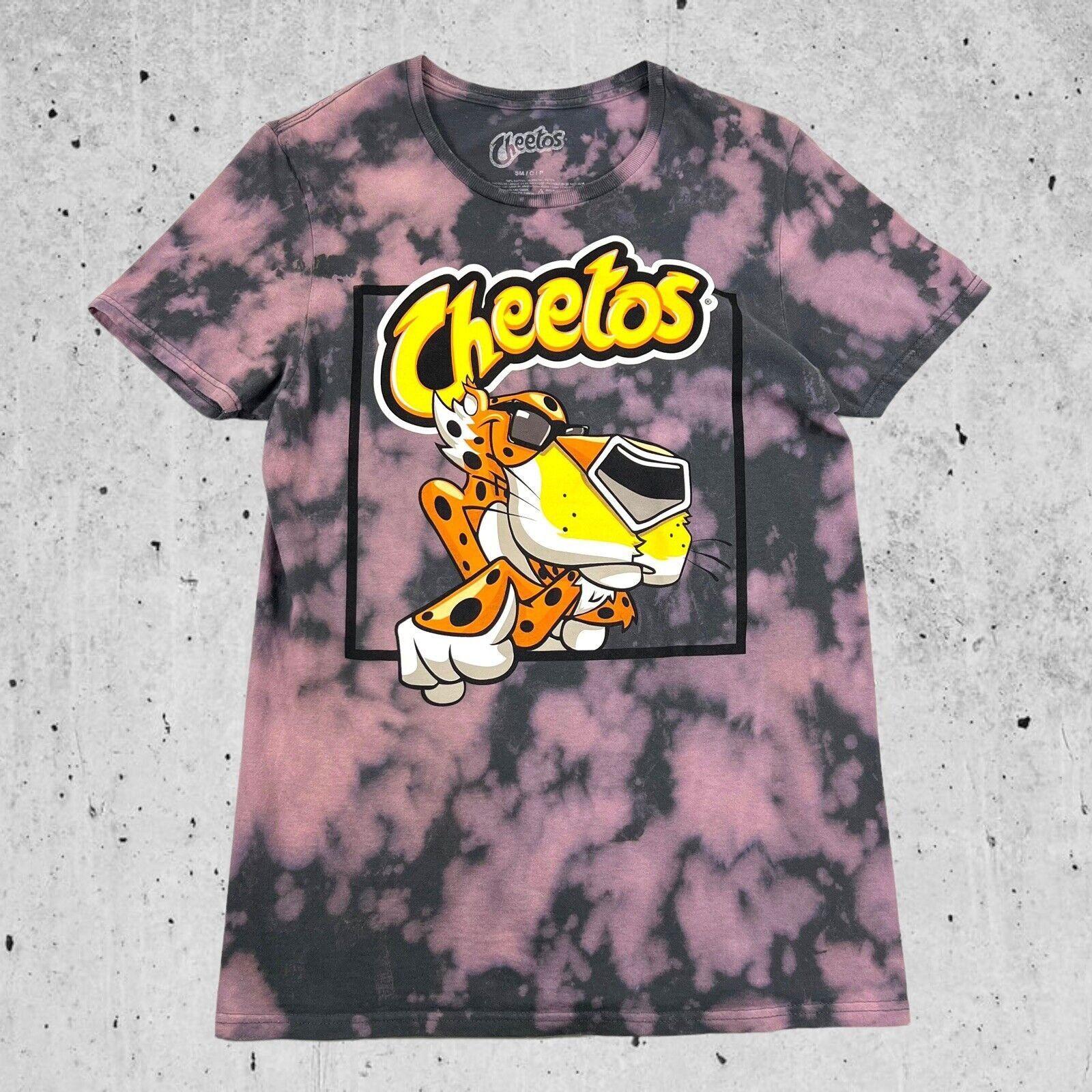 Other Cheetos Chester Cheetah Rare 1 of 1 Reverse Bleached Tie Dye ...