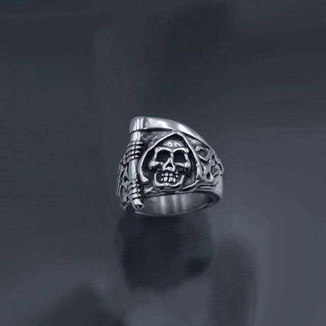 Vintage Grim Reaper Ring | Grailed