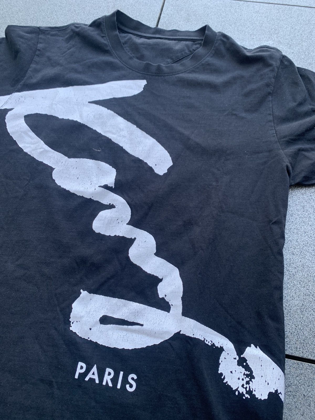 Kenzo Kenzo Cursive Font Black / White Graphic T-Shirt | Grailed