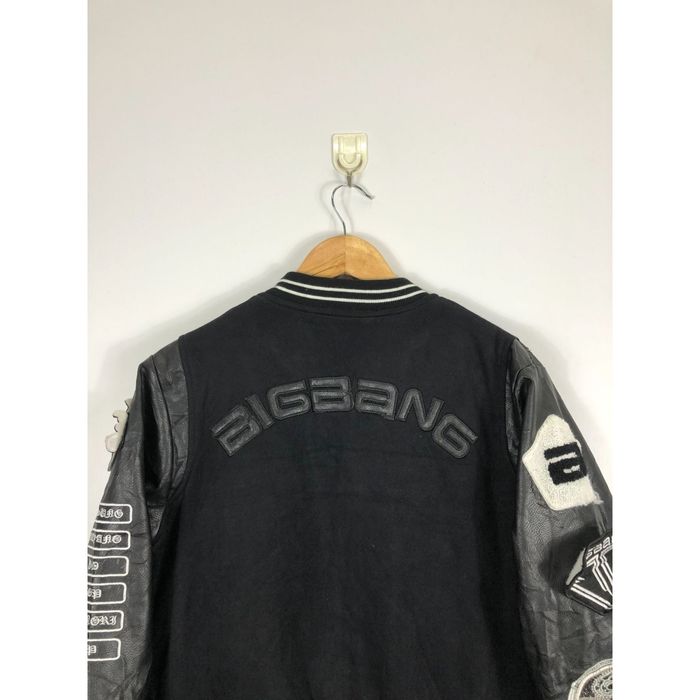Vintage Vintage Bigbang Patchwork Leather Sleeve Varsity Jacket | Grailed
