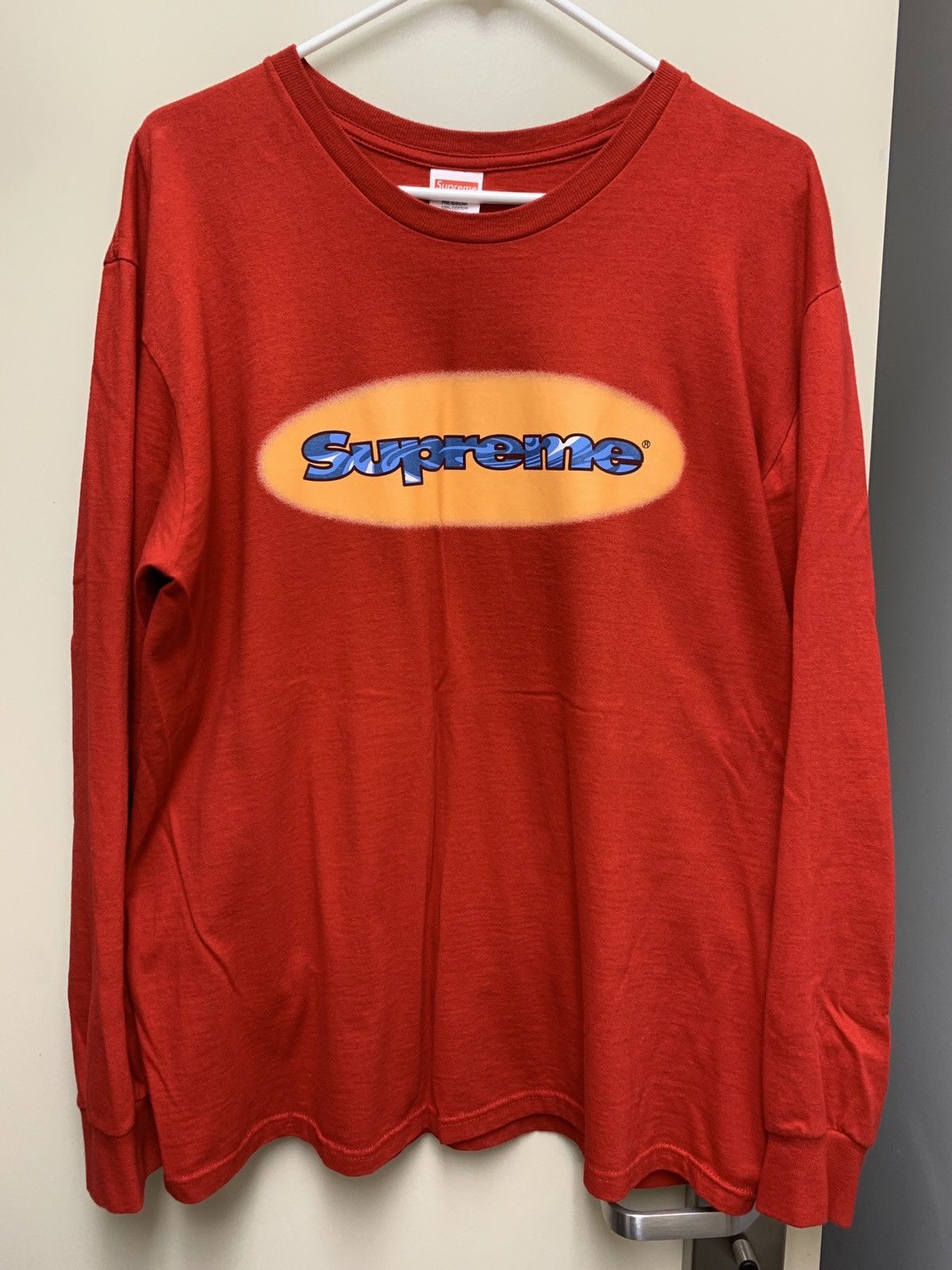 Supreme Supreme Red Long Sleeve Tee | Grailed