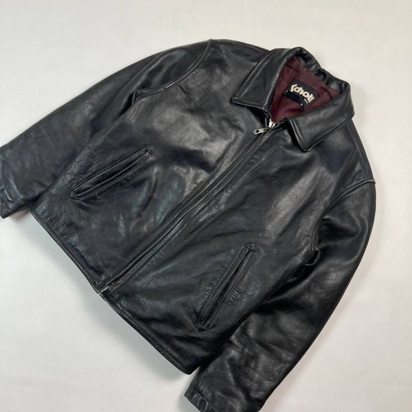 Vintage Vintage SCHOTT LUXURY LEATHER JACKET DESIGNER OLD 90s rare ...
