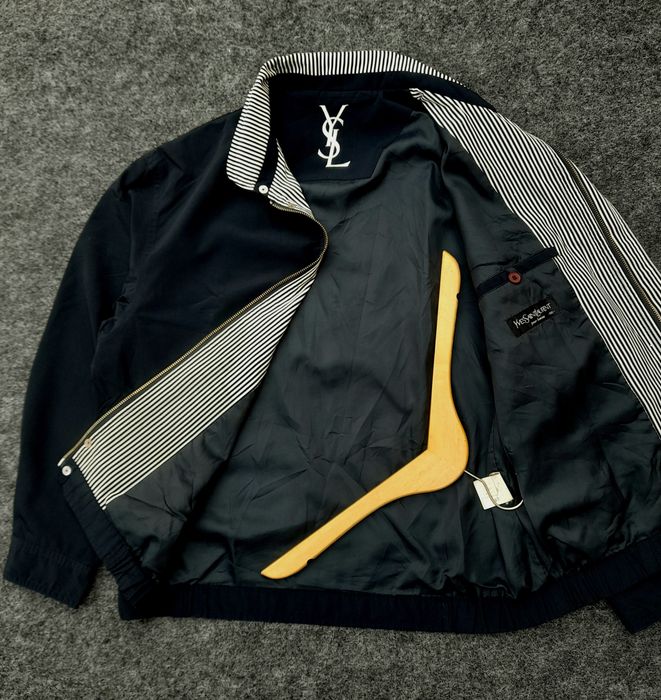 Vintage 💥BIG LOGO💥 Vintage yves Saint laurent jacket x ysl jacket | Grailed