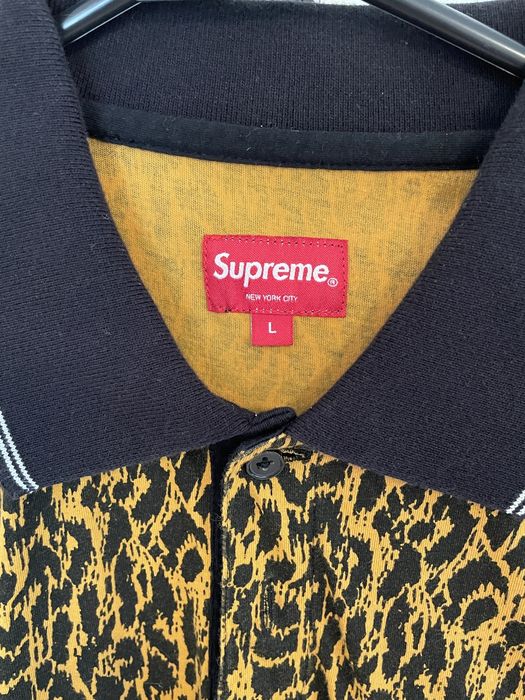 Supreme RARE Supreme Cheetah Print Polo | Grailed