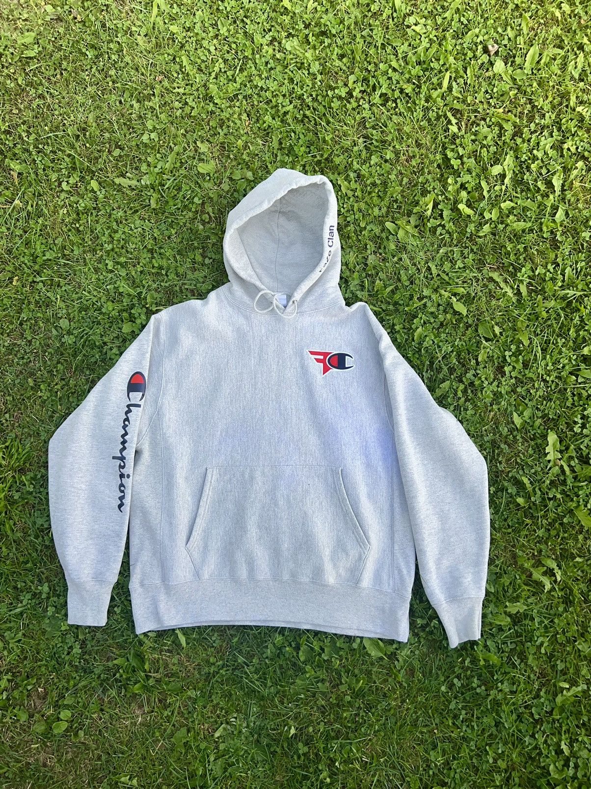 Champion × FaZe × Streetwear Champion x Faze Clan Reverse Weave hoodie ...