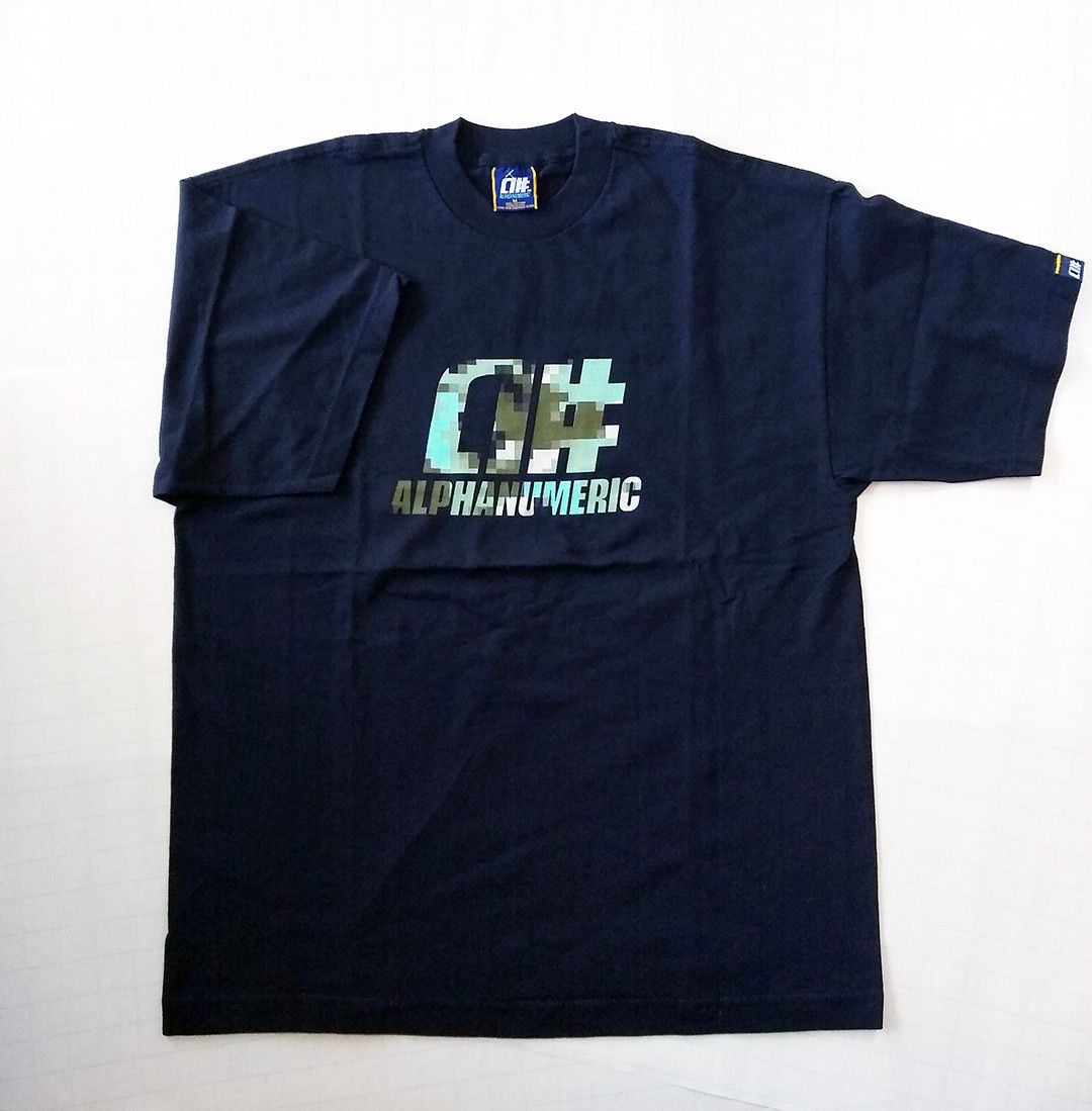 Alphanumeric !! Alphanumeric Tee Shirt VTG Deadstock Skate Skateboard ...