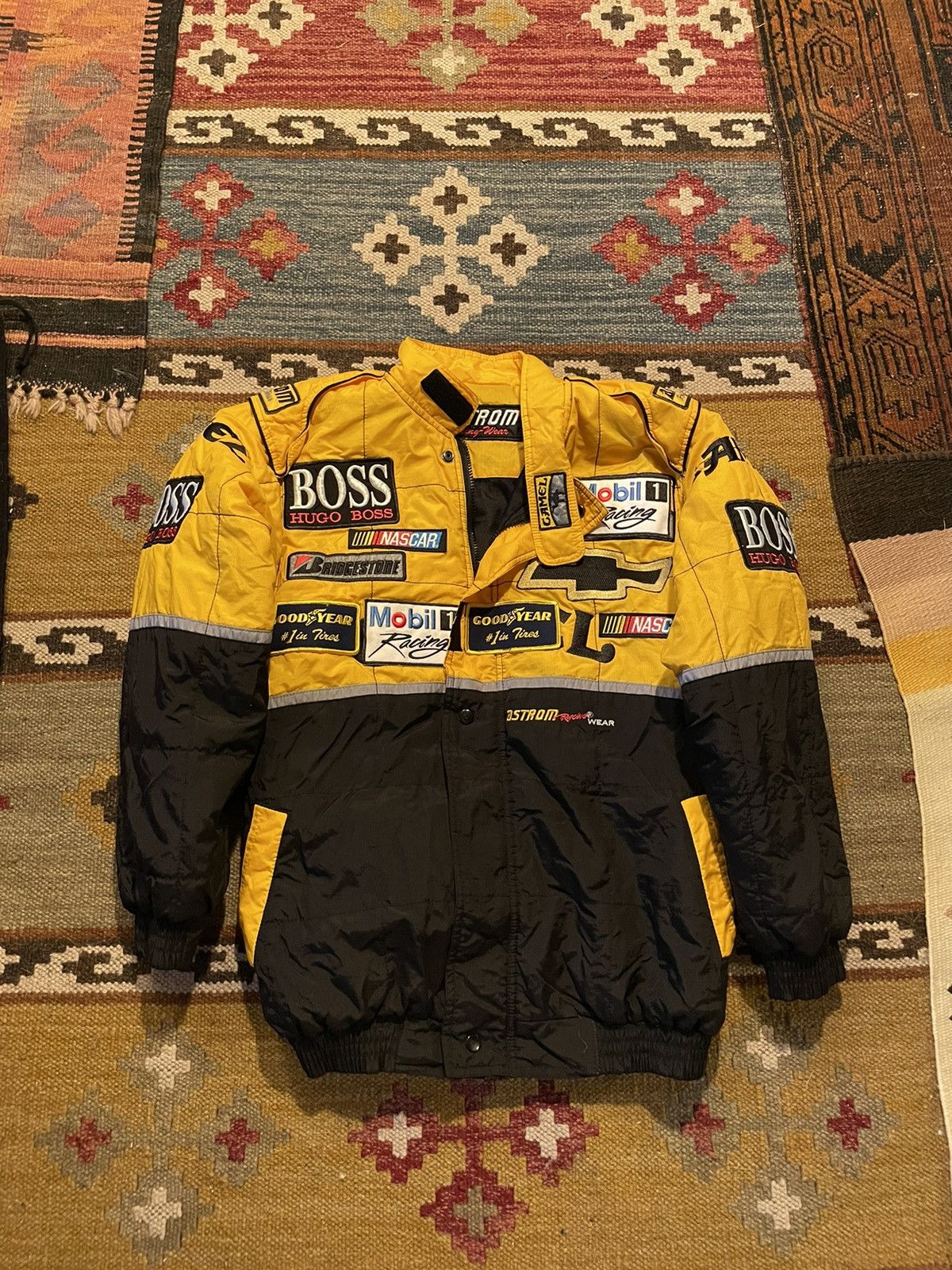 Camel × NASCAR × Vintage Vintage 90s y2k camel cigarettes racing jacket ...