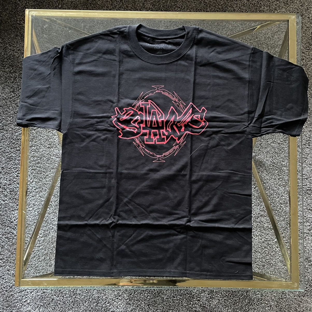 Drain Gang × Sad Boys Sbe Merch × Yung Lean red light razorwire tee ...