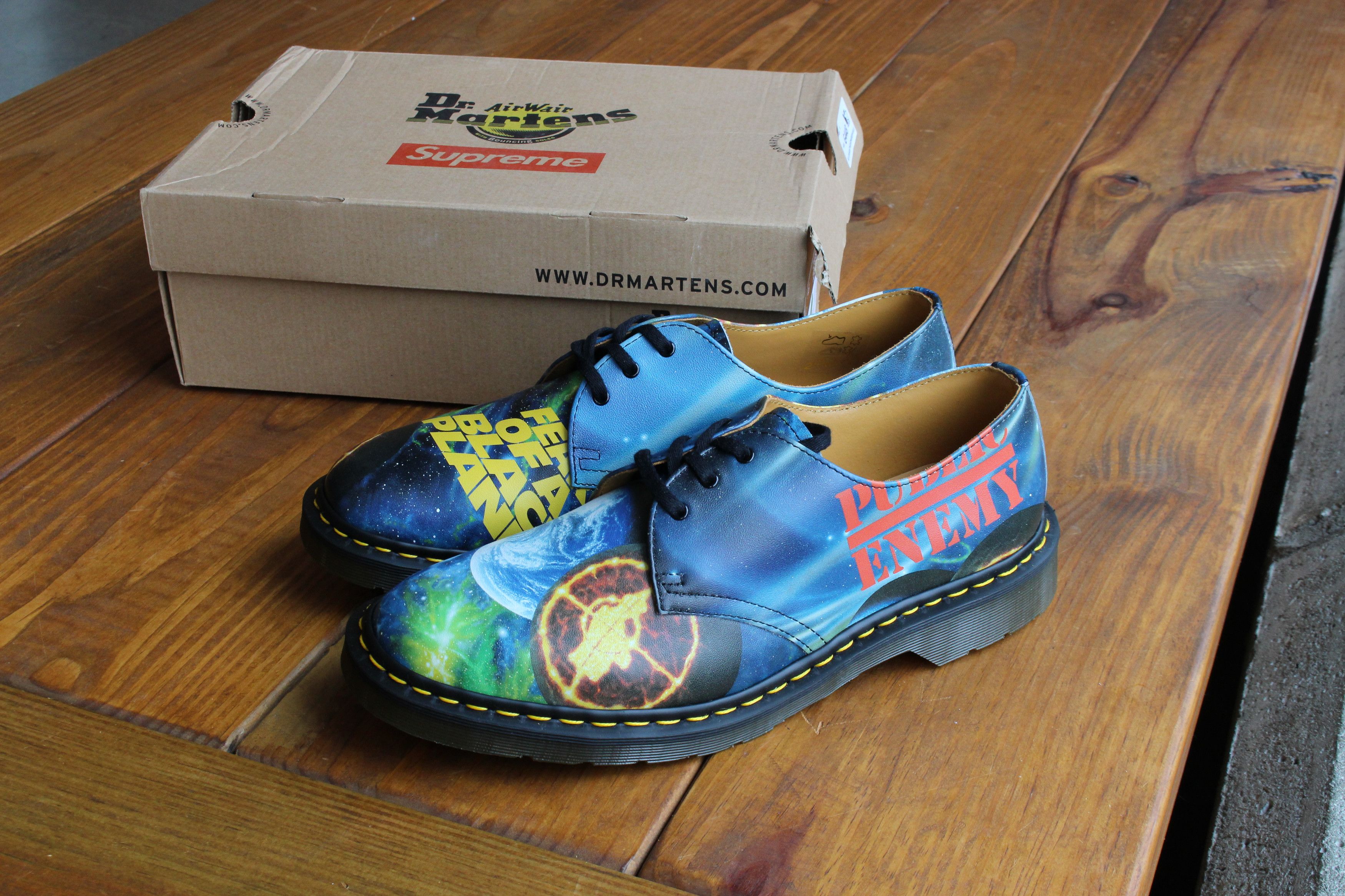 Supreme × Undercover Supreme x Undercover x Public Enemy Doc Martens ...