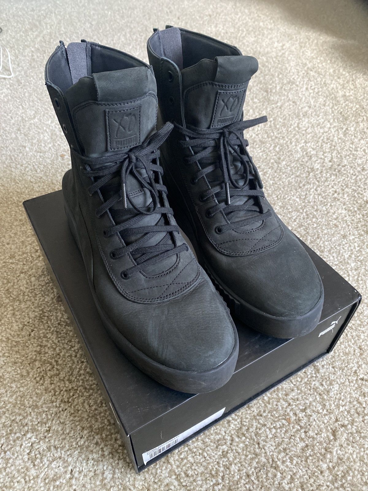 Puma Puma XO Parallel by The Weeknd all black | Grailed