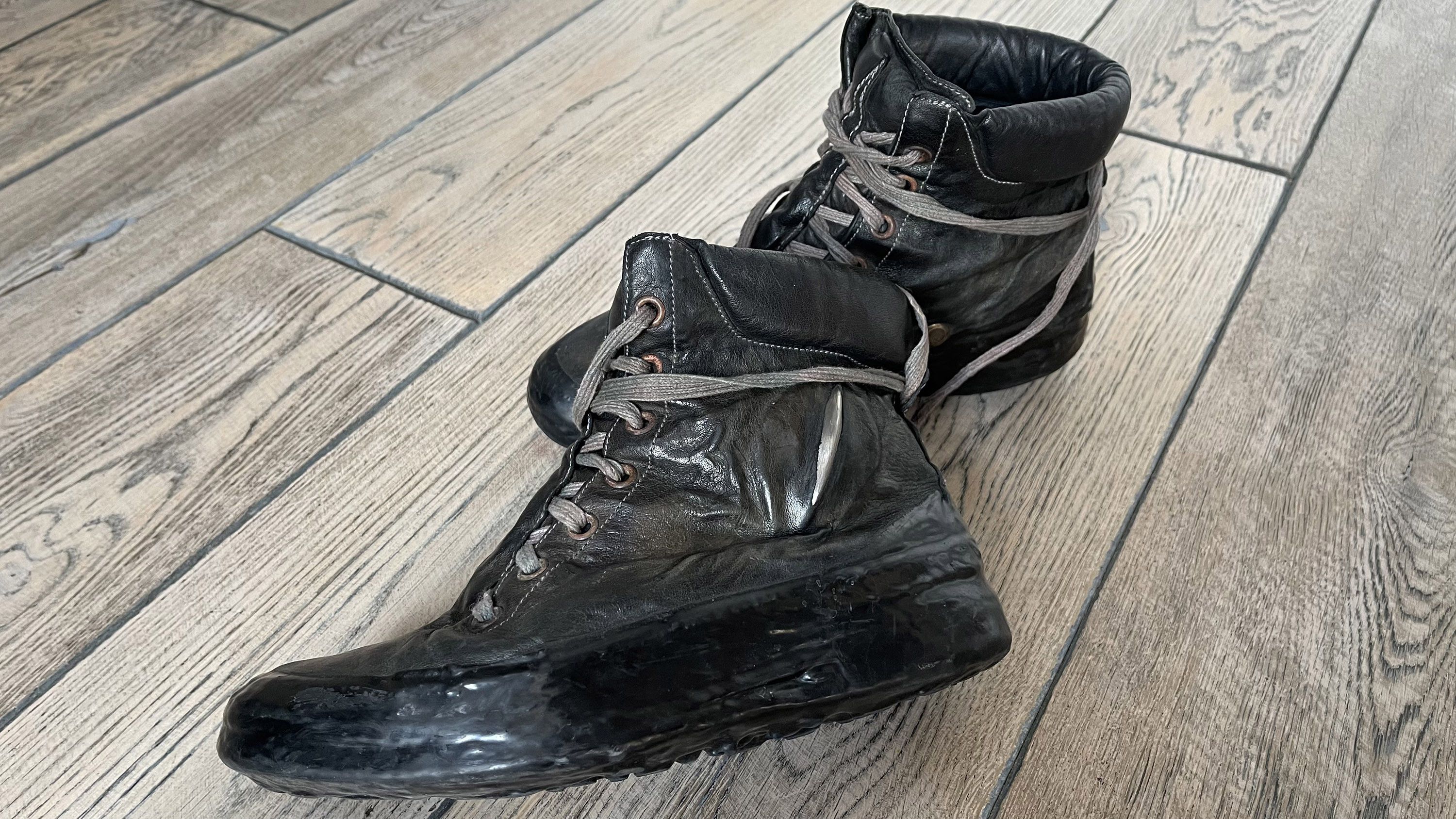 Carol Christian Poell CCP Drip Sneakers Titanium | Grailed