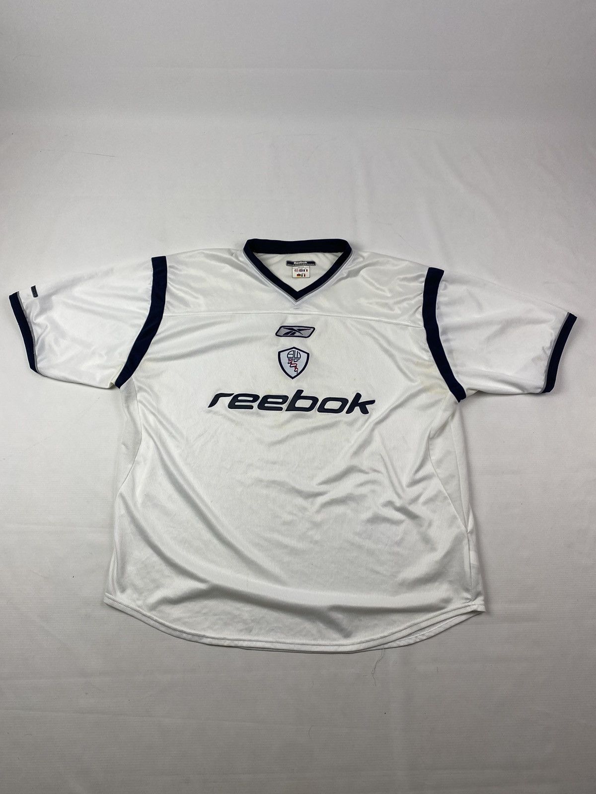 Reebok × Soccer Jersey × Vintage Bolton Wanderers 2002-03 Home Kit ...