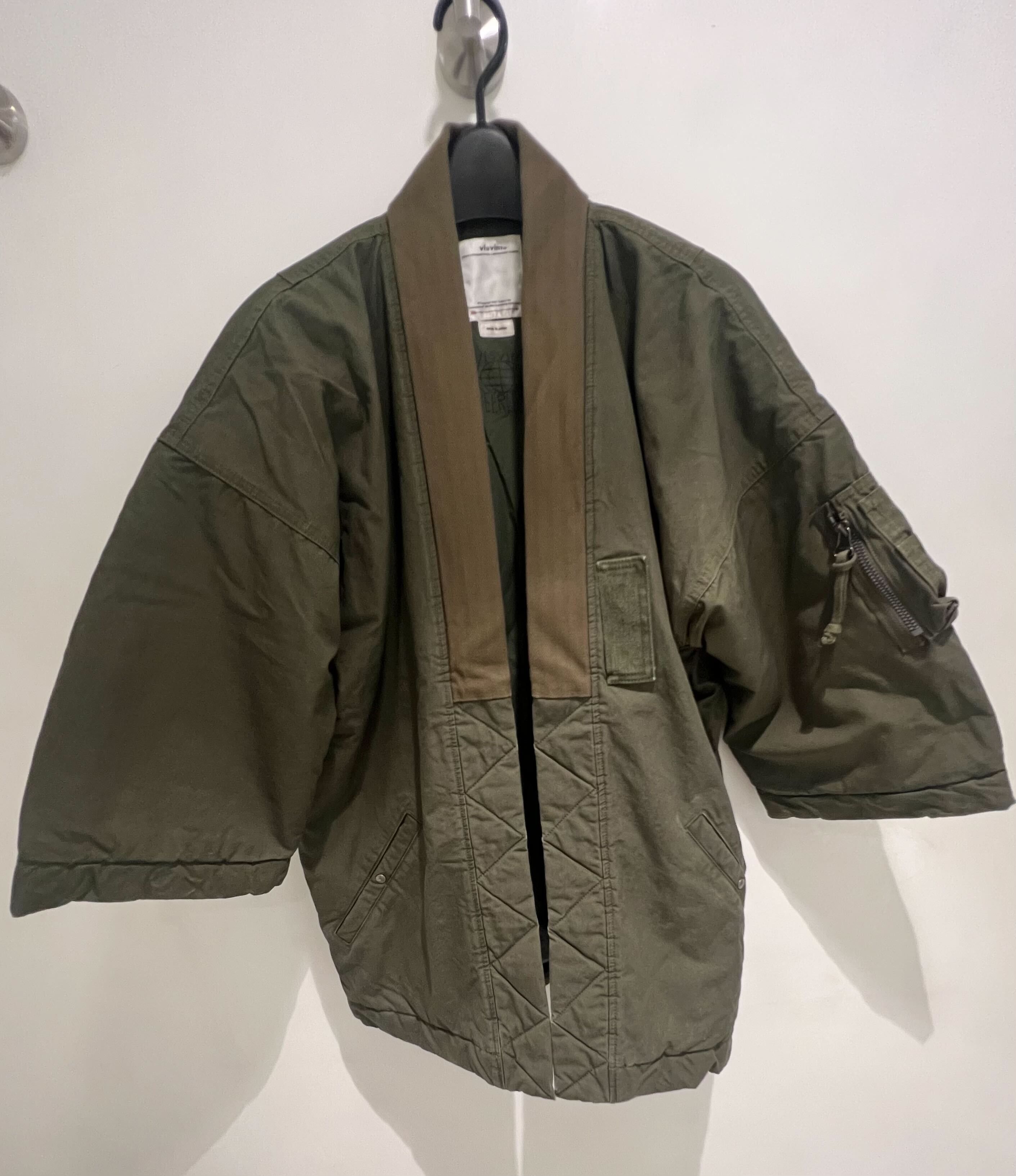 Visvim Visvim Sanjuro Kimono Jkt Olive | Grailed
