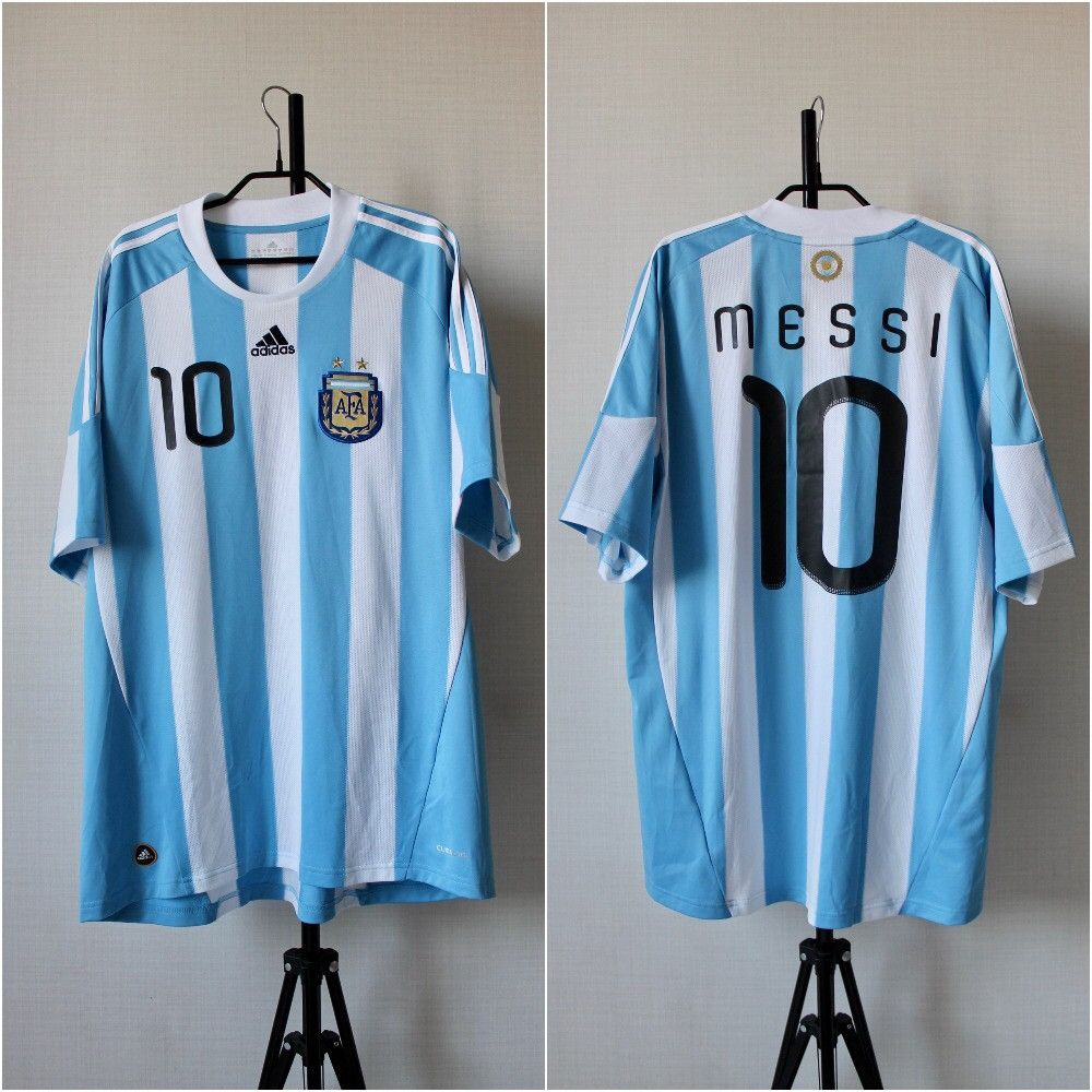 Adidas 2009-2011 Messi #10 Argentina Soccer Jersey football shirt | Grailed