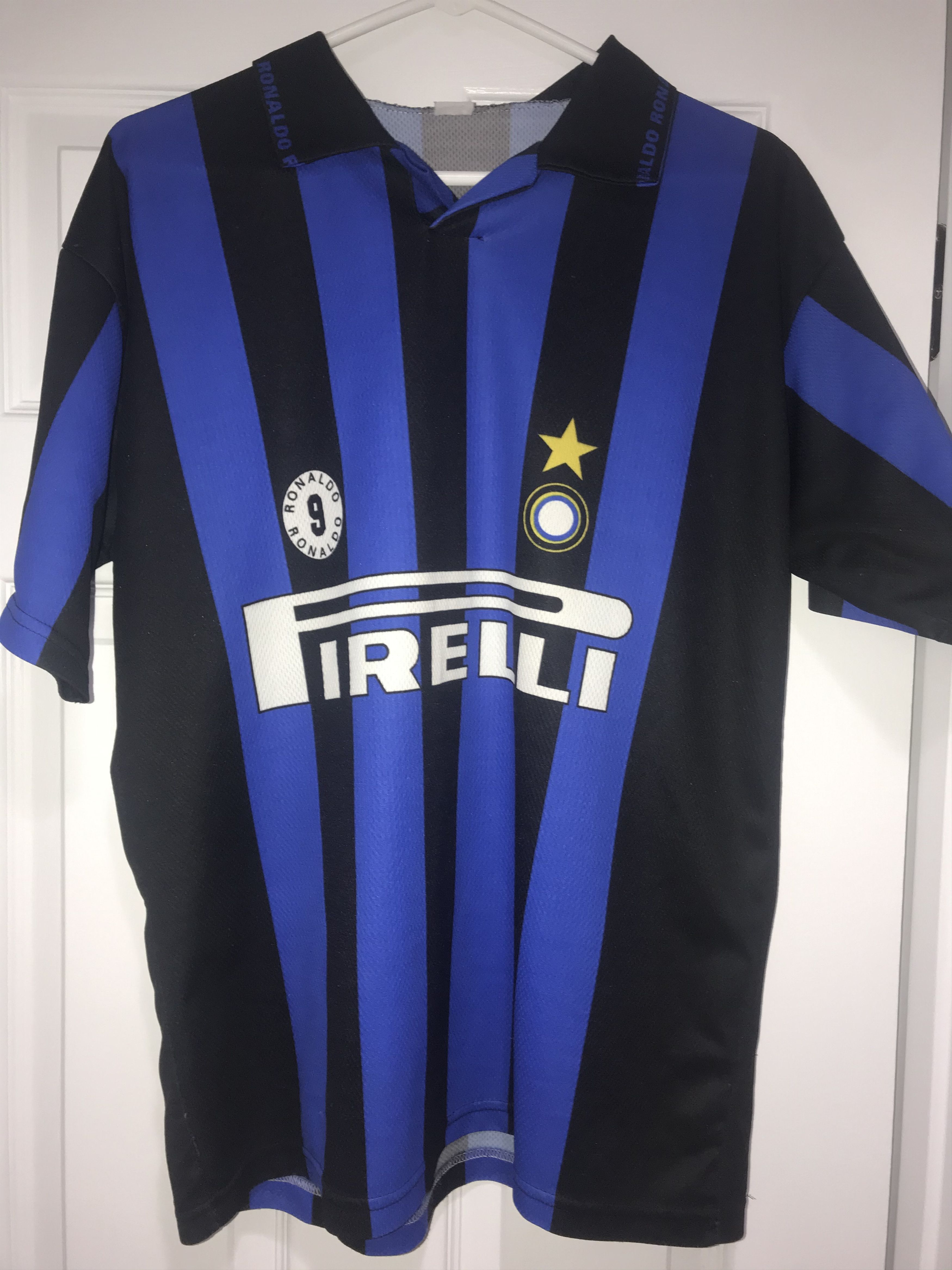 Pirelli × Vintage Ronaldo Inter Milan Jersey | Grailed