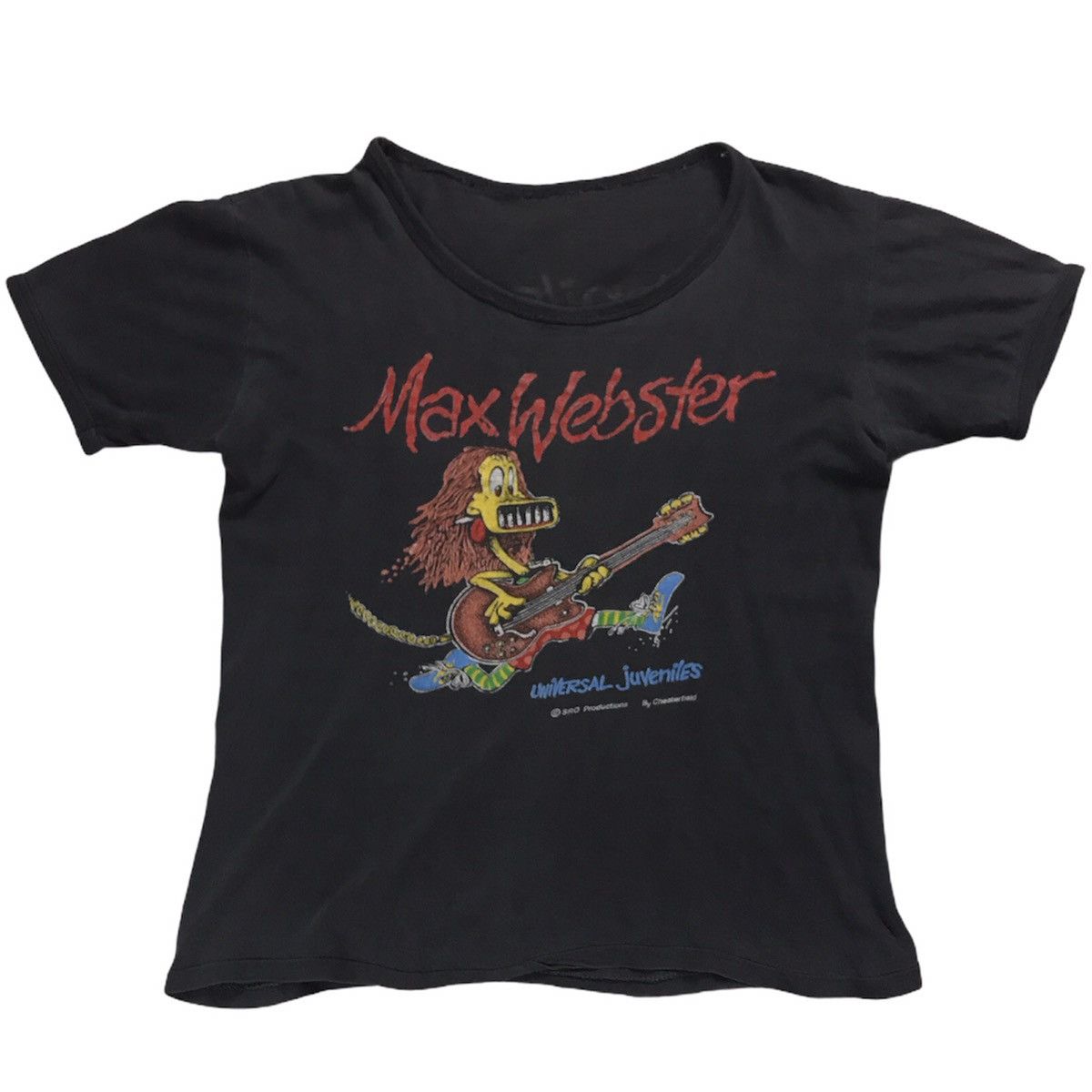 Band Tees × Vintage 1980’s Max Webster Universal Juveniles Graphic Band ...