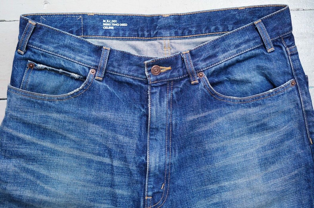 Celine *Rare* Celine Hedi Slimane SS22 Elephant Denim Jeans | Grailed