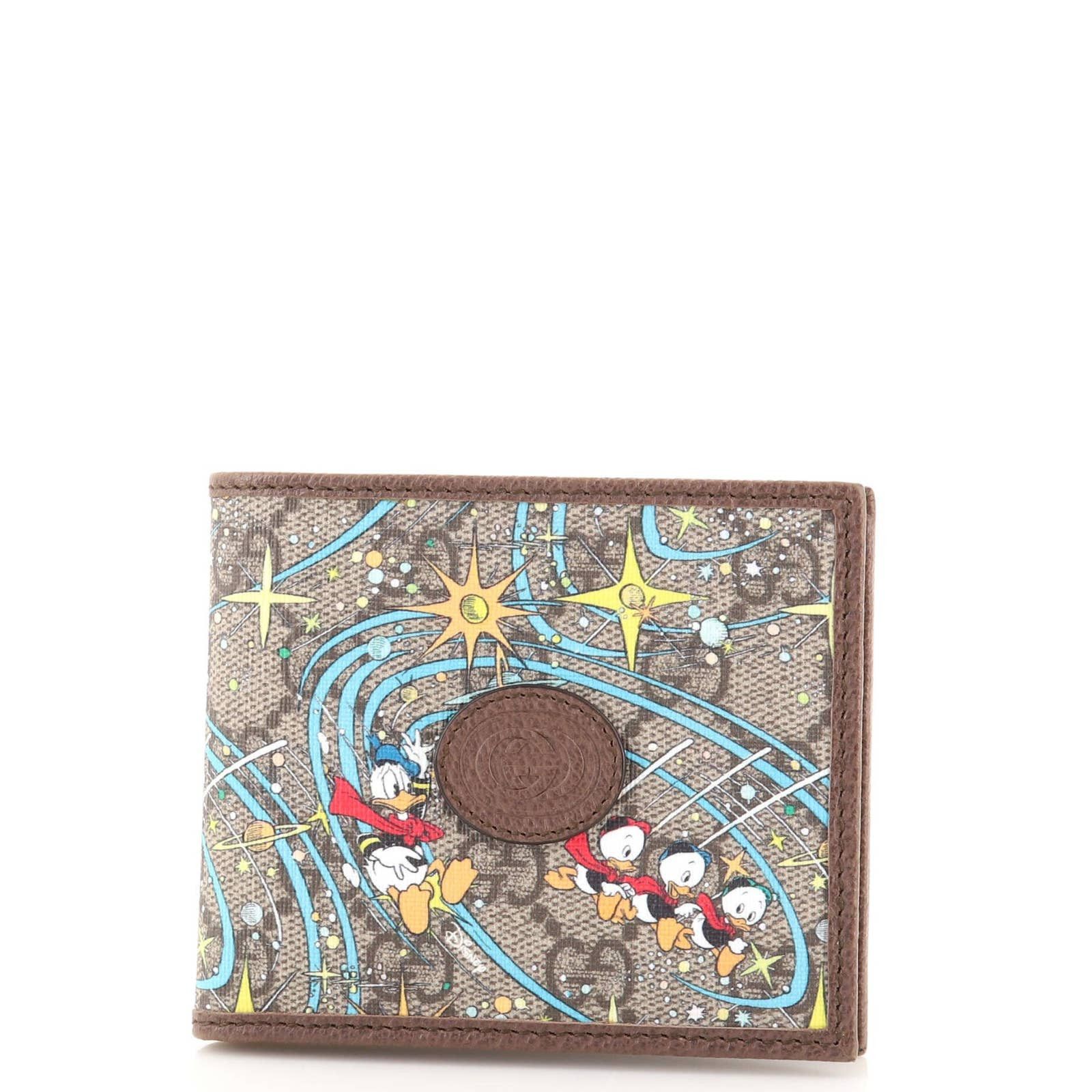 Gucci Disney Donald Duck Bifold Wallet Printed GG Coated Canvas | Grailed