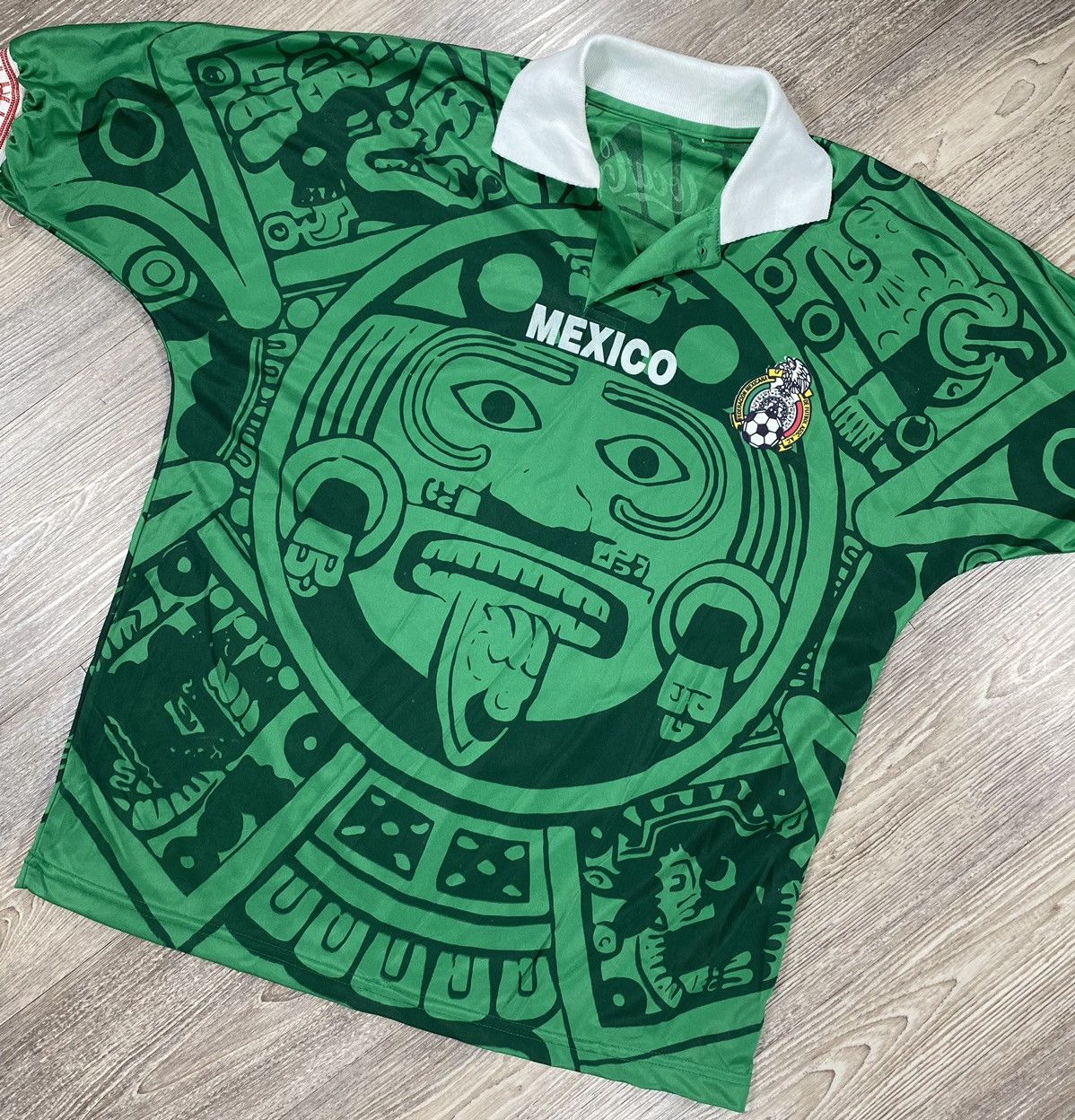 Fifa World Cup × Soccer Jersey × Vintage Vintage 1998 Mexico World Cup ...