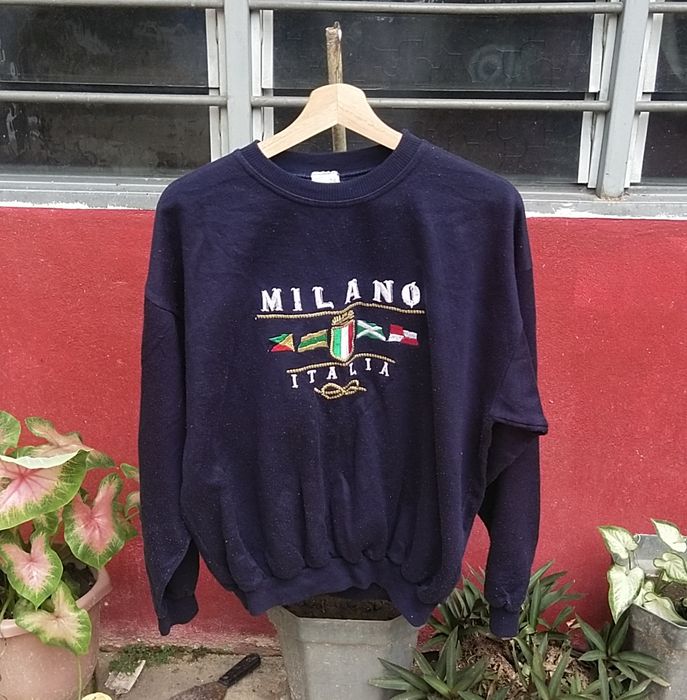 Designer Vintage Milano Italy Sweatshirt | Grailed