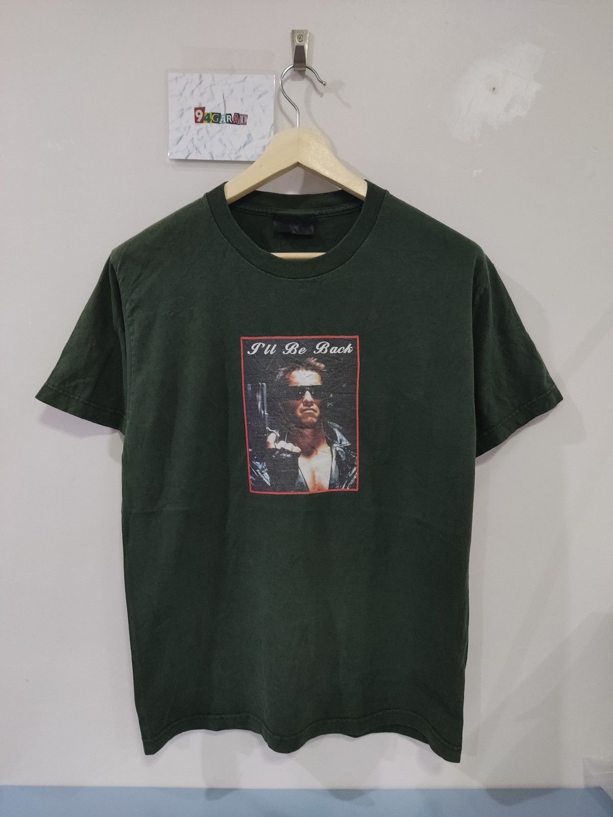 Streetwear × Vintage VTG 90s The Terminator Tee Made in USA Arnold ...