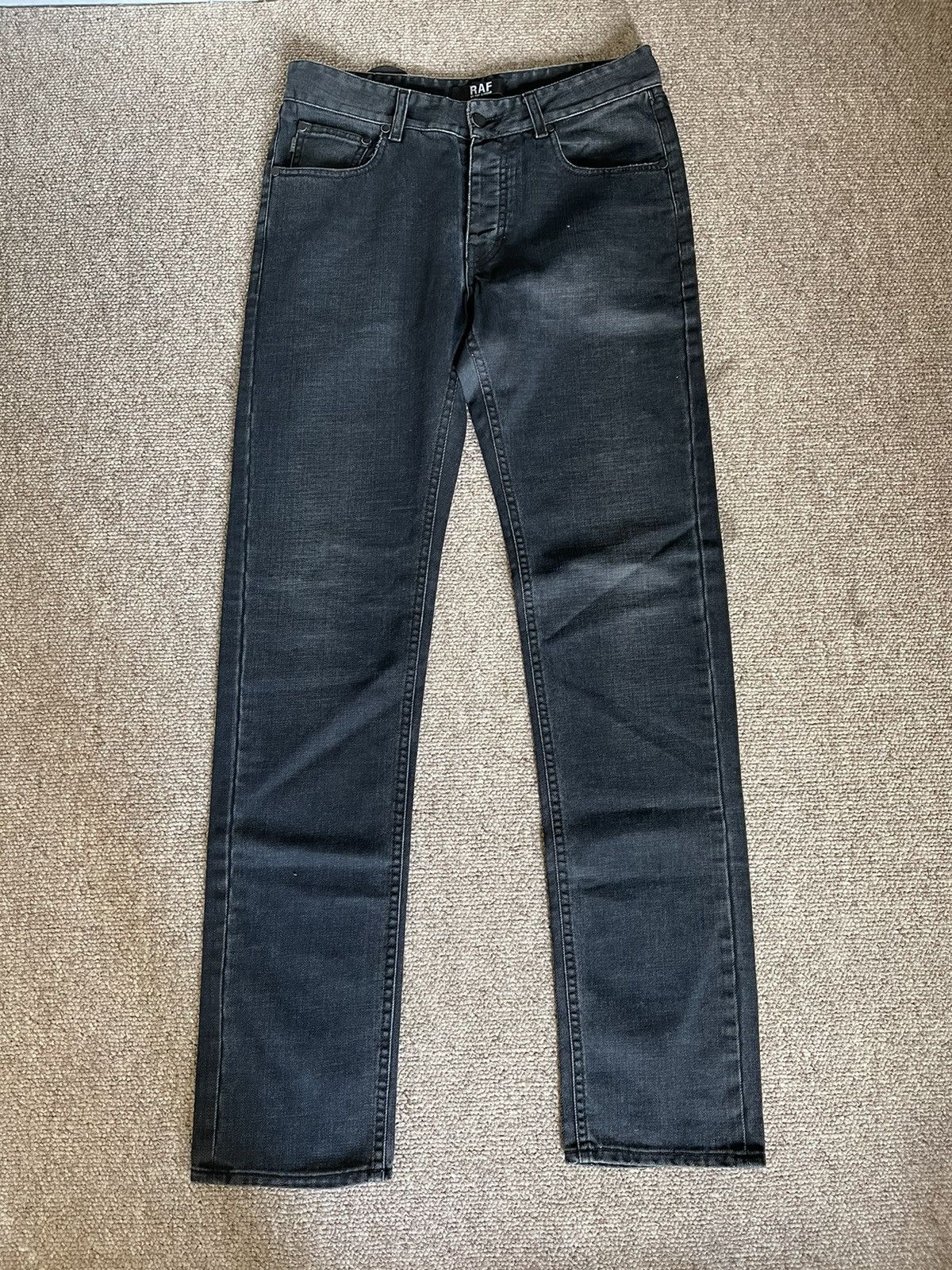 Raf Simons × Raf by Raf Simons FINAL PRICE DROP x Black slim raf simons jeans | Grailed