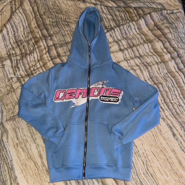 Streetwear DEMONS BASEMENT “the lost world” full zip hoodie | Grailed