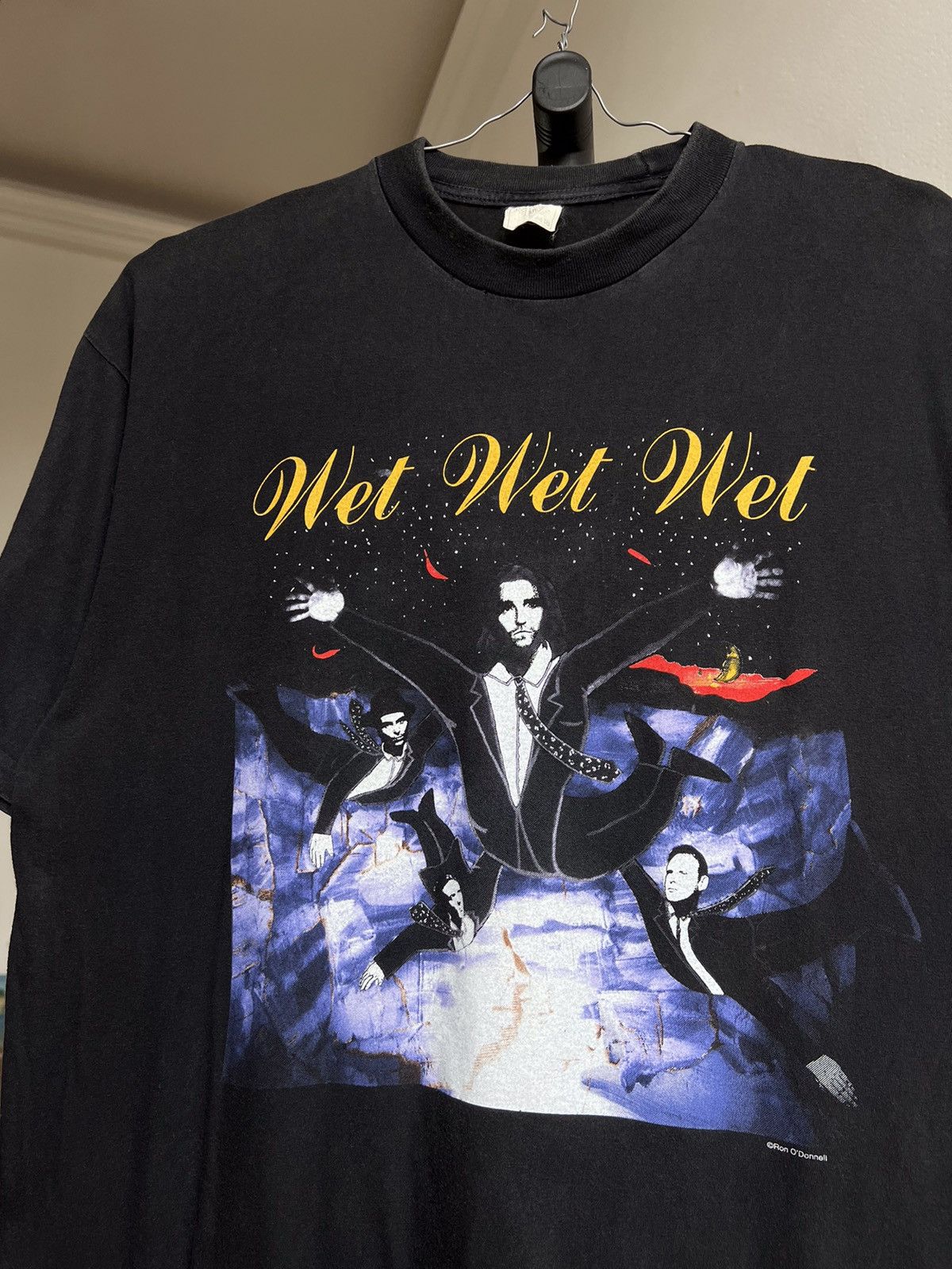 Vintage Rare Wet Wet Wet 90s Vintage All Over print tee | Grailed