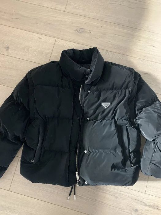 Prada Prada Milano 2 in 1 Puffer Vest Jacket | Grailed