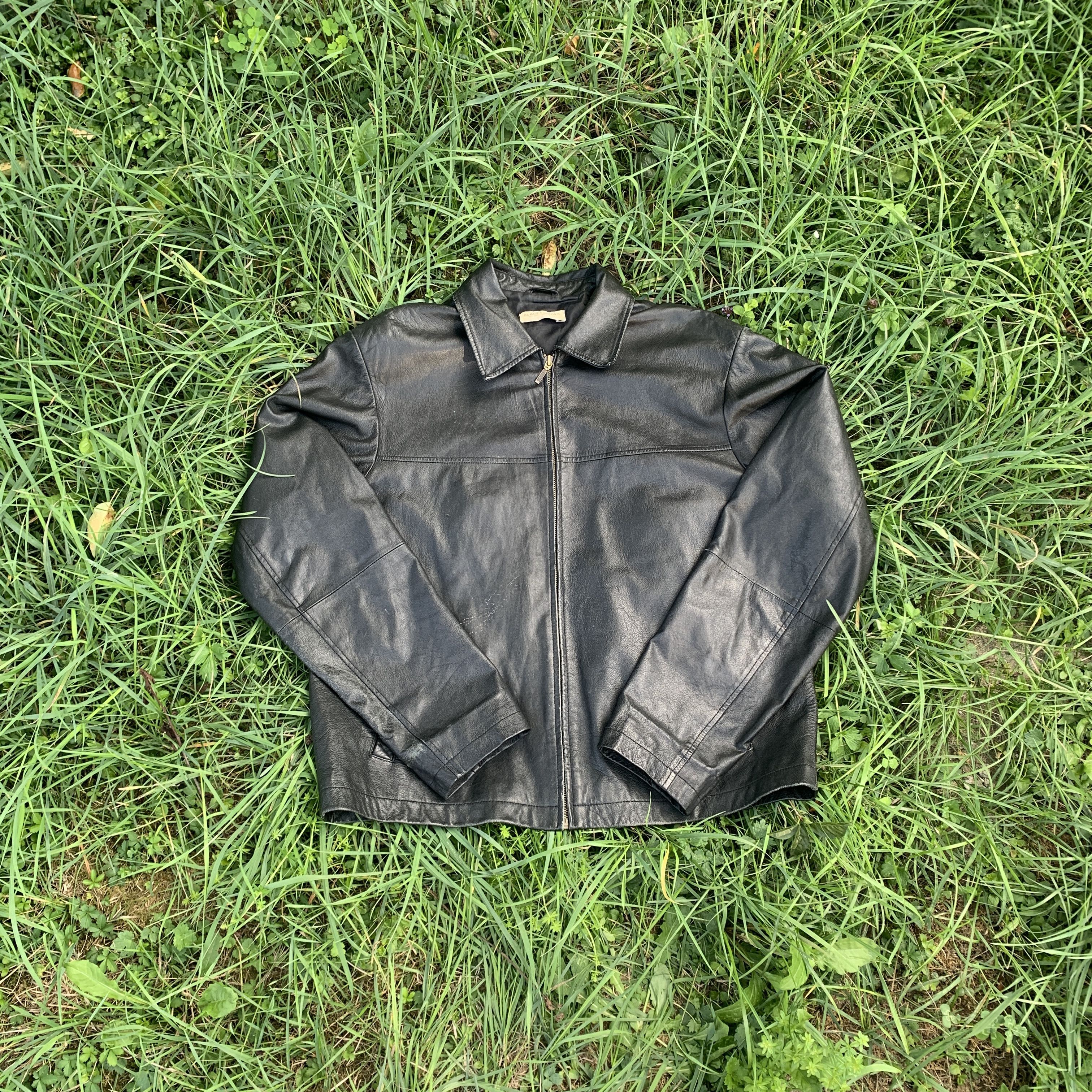 Genuine Leather × Leather Jacket × Vintage Vintage Kanye Playboi Carti ...