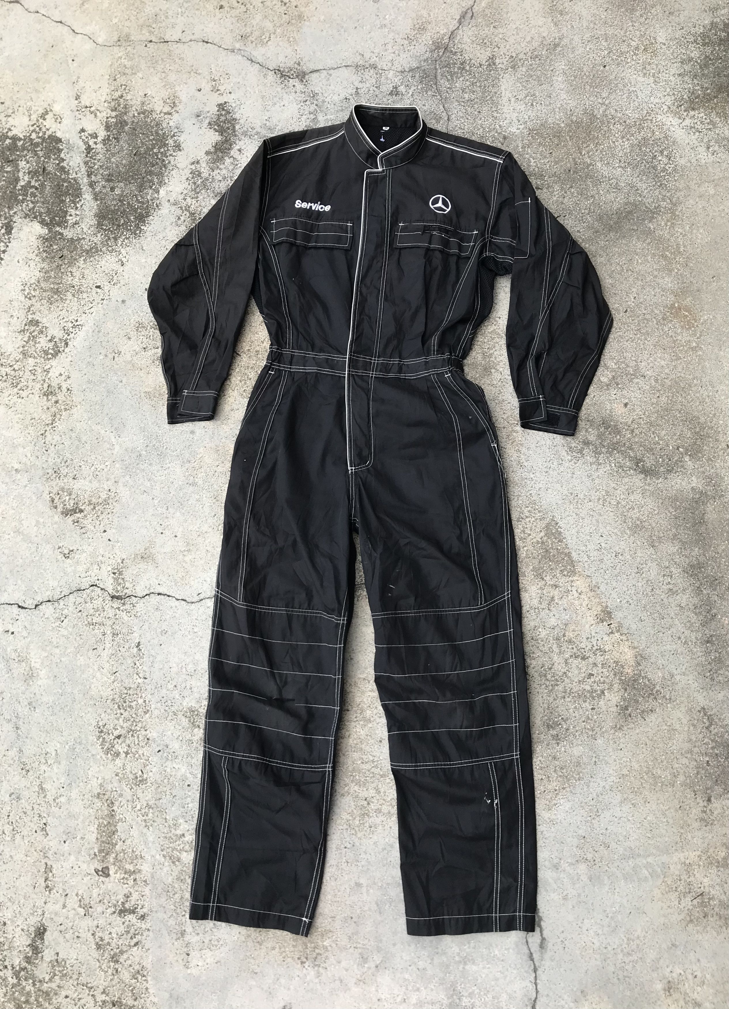 Vintage Mercedes Benz Distressed Overalls Coveralls | Grailed