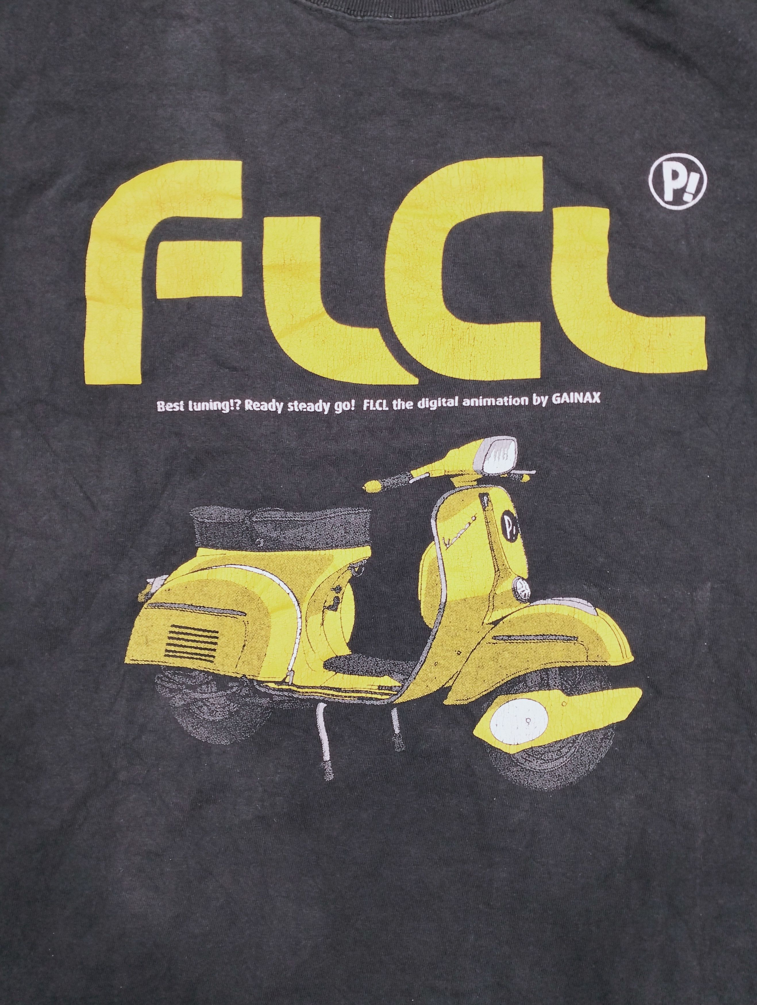 Anime × Japanese Brand × Vintage Vespa Motorcycle x FLCL the digital ...