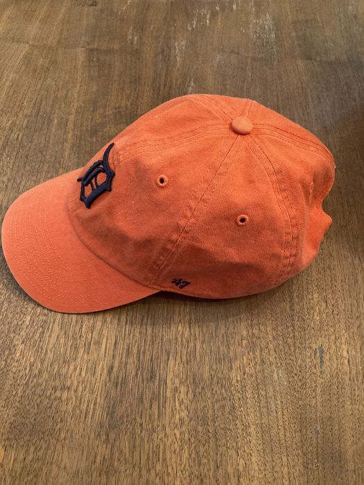 MLB Orange Tigers Hat with Stitched Logo | Grailed