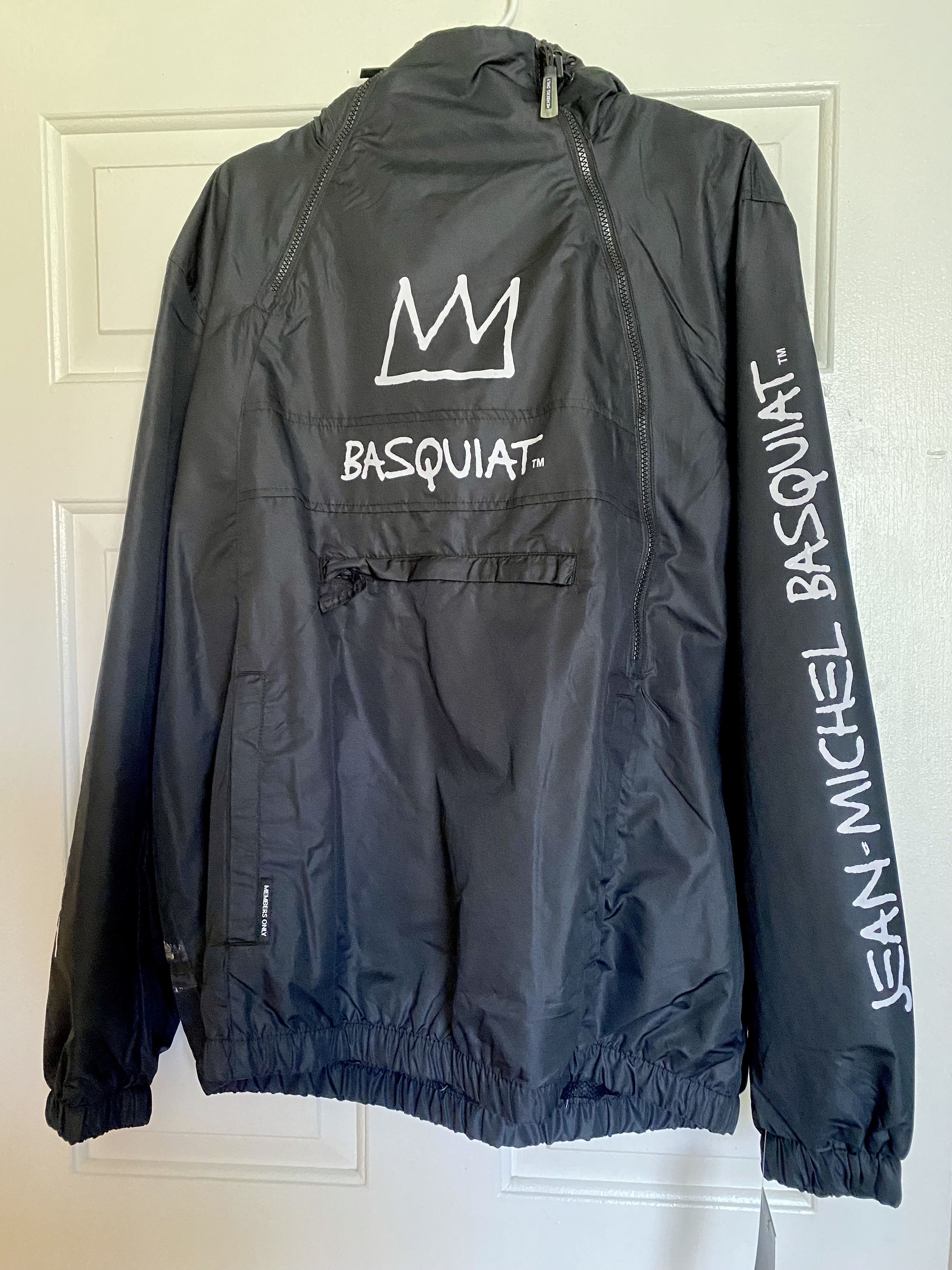 Members Only Jean Michel Basquiat Members Only Dinosaur Jacket | Grailed